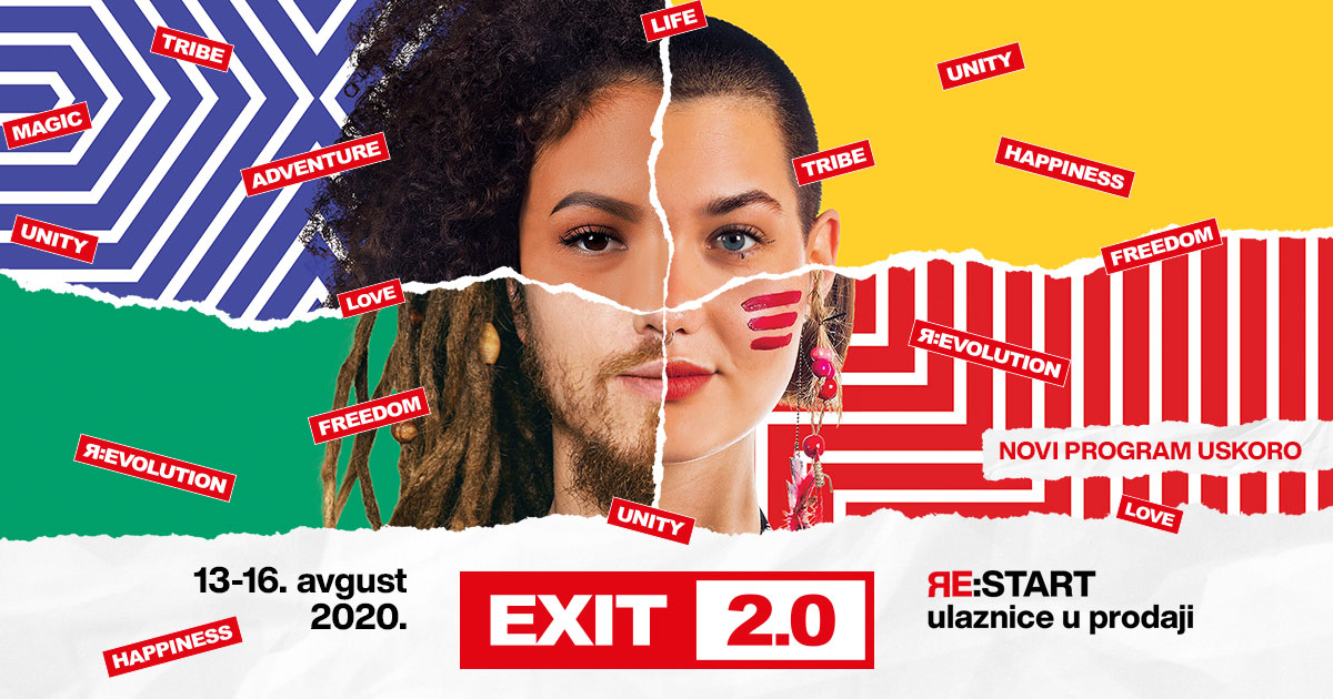 EXIT Festival 2.0 - 13-16. avgust 2020. - Novi Sad, Srbija #EXIT2020