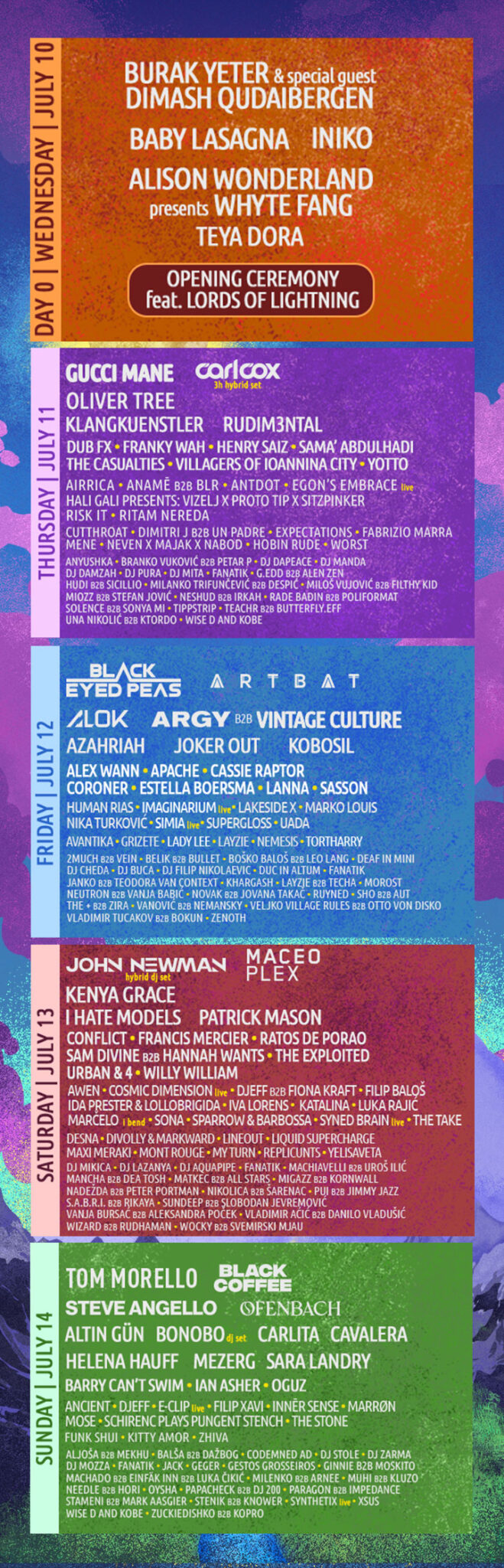 EXIT Festival 2024 - 10 – 14 July - Novi Sad, Serbia #EXIT2024