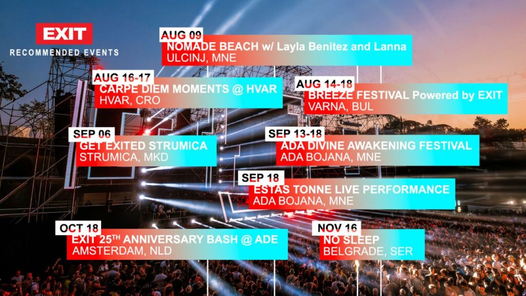 EXIT Festival 2025 - 10 – 13 July - Novi Sad, Serbia #EXIT2025