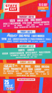 EXIT Festival 2025 - 10-13 July - Novi Sad, Serbia, #EXIT2025